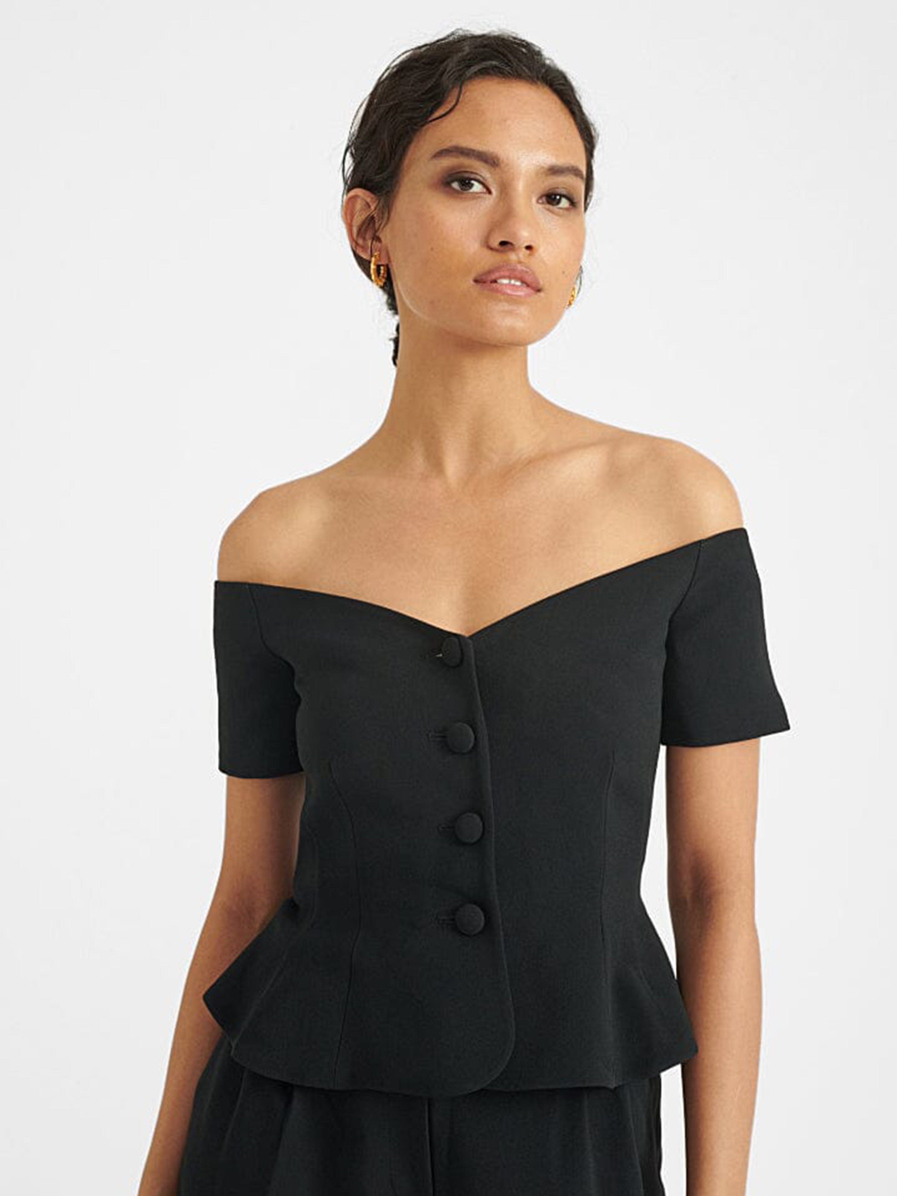 Clementine Top in Black – SALONI
