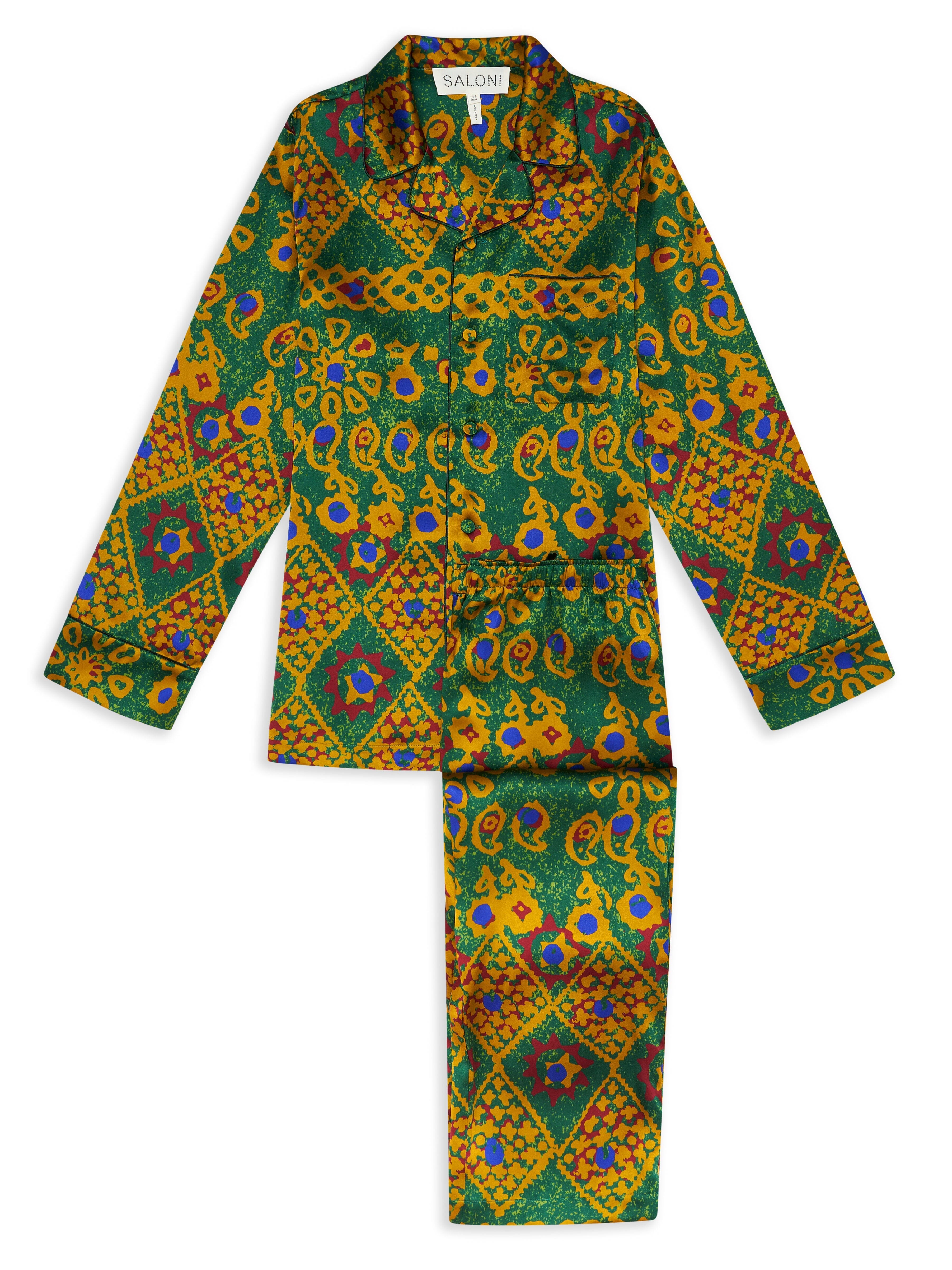 Men's Classic PJ Set in Verdite Batik – SALONI
