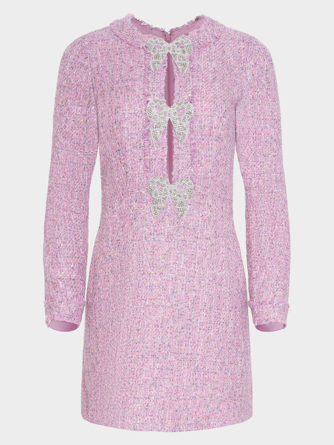 Camille Bows Short B Dress in Baby Pink – SALONI