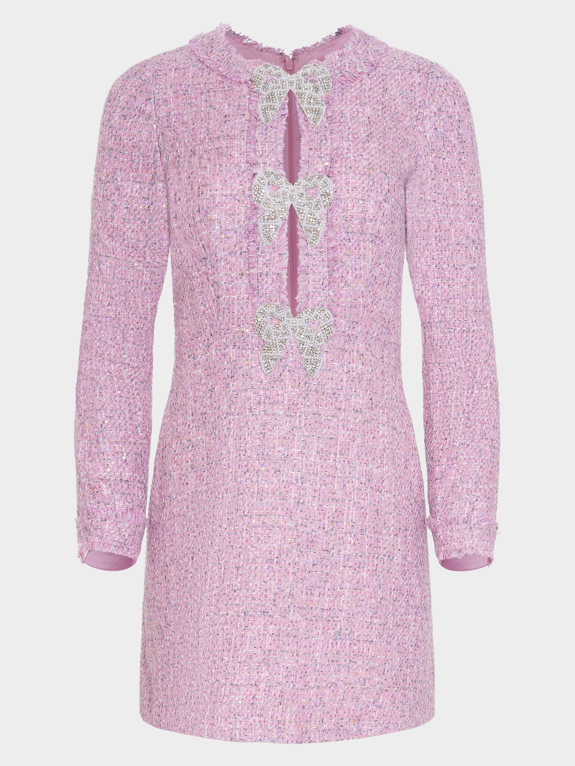 Camille Bows Short B Dress in Baby Pink – SALONI
