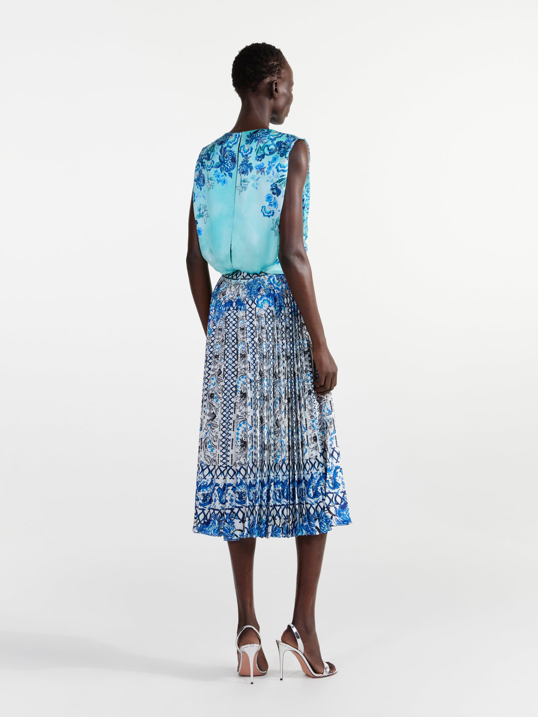 Gwen B Dress in Paeonia Ceramic – SALONI