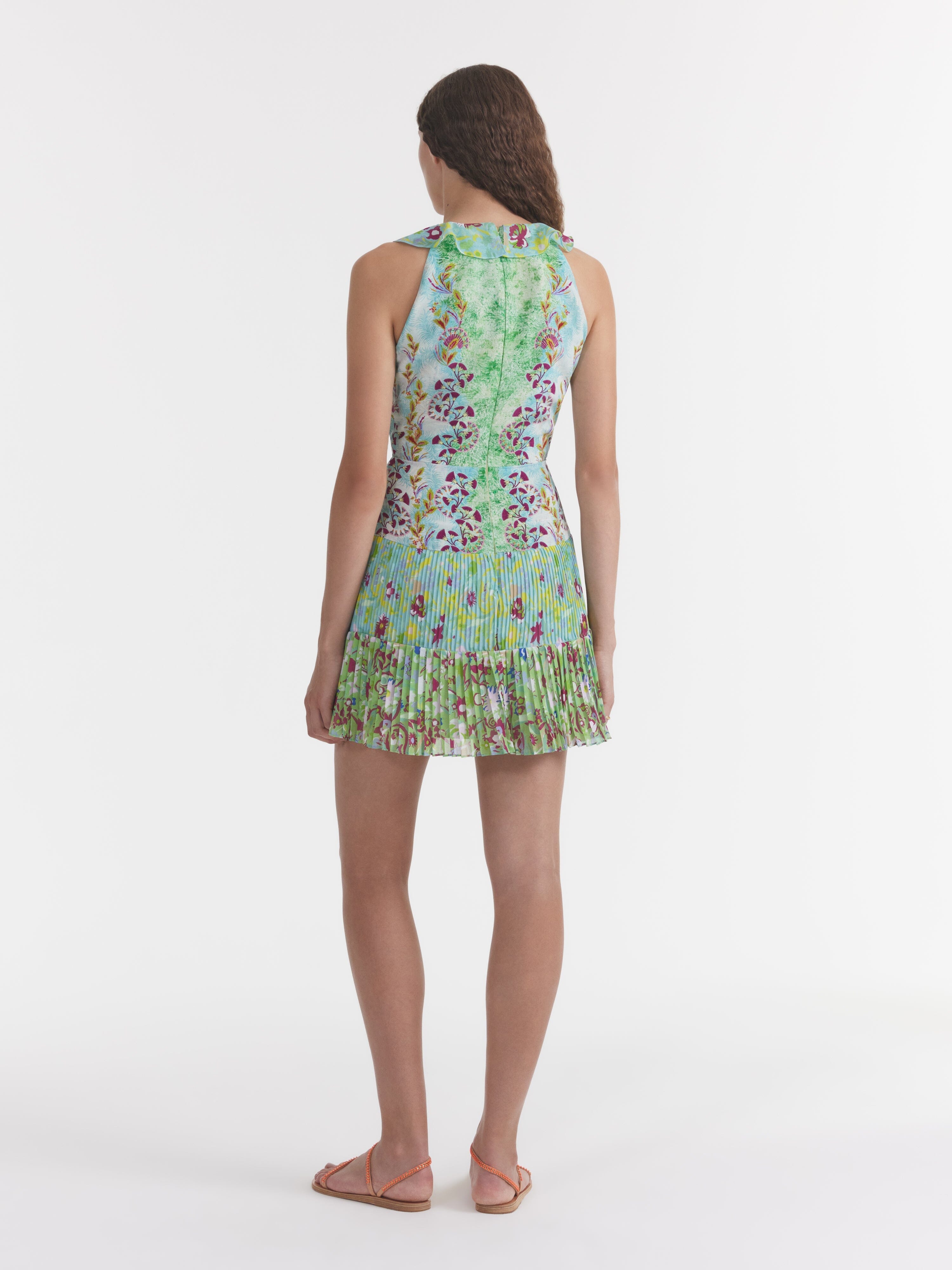 Amy Short Dress in Thistledown – SALONI
