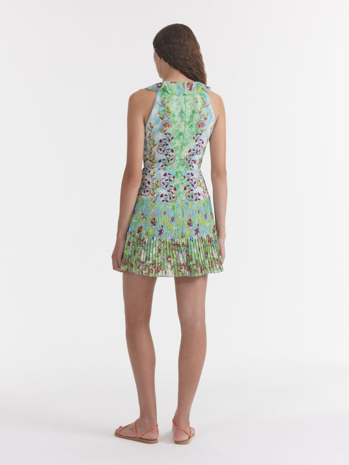 Amy Short Dress in Thistledown – SALONI