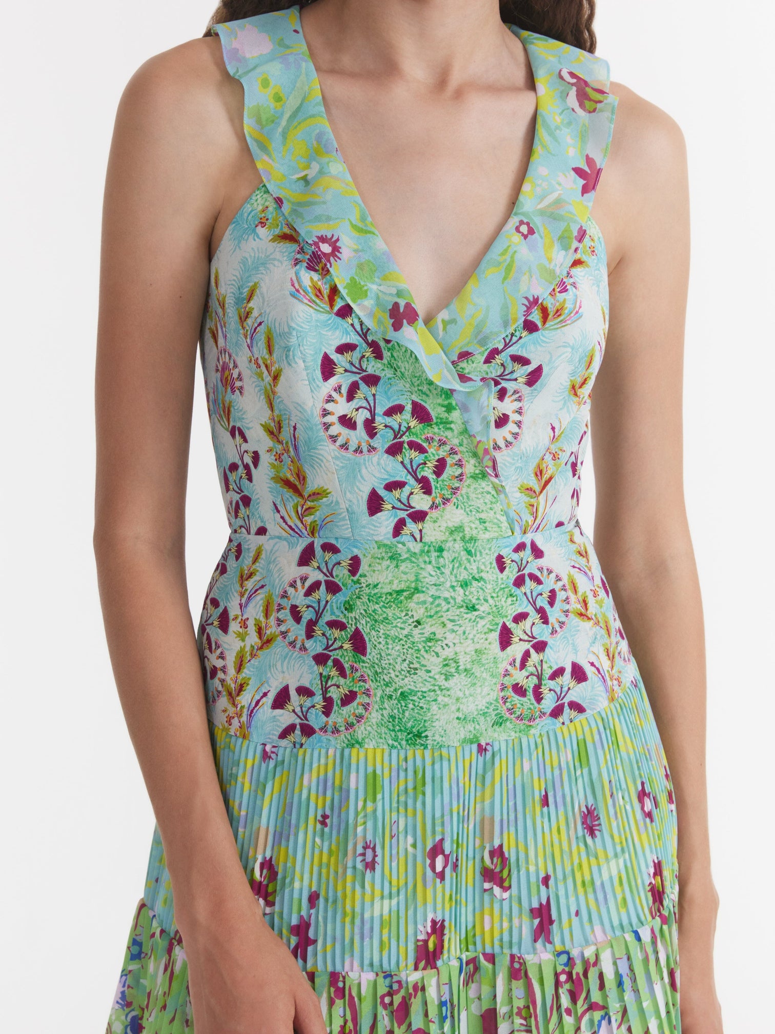 Amy Short Dress in Thistledown – SALONI